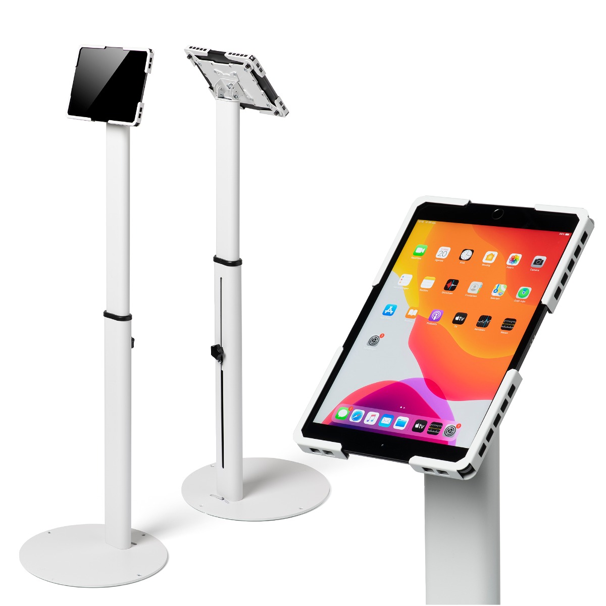 Tabdoq Universal Height-Adjustable Tablet Floor Stand